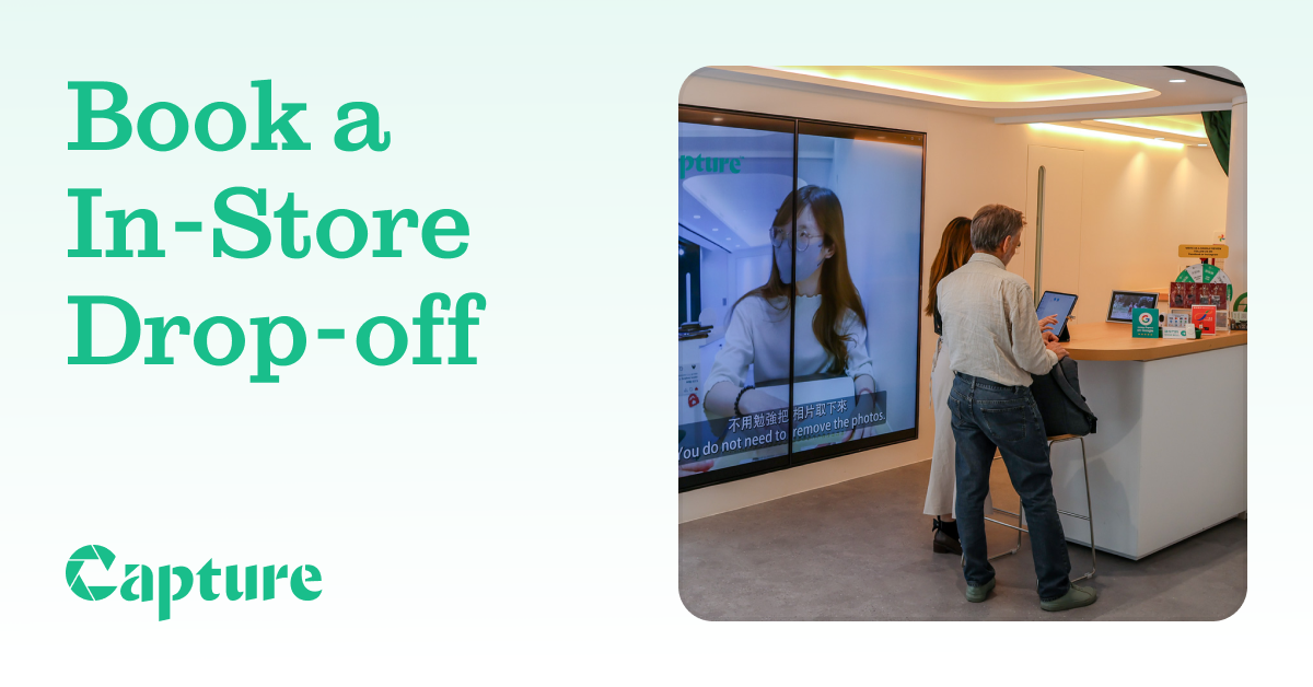 Book a Capture In-Store Drop-Off - Start digitise your media today